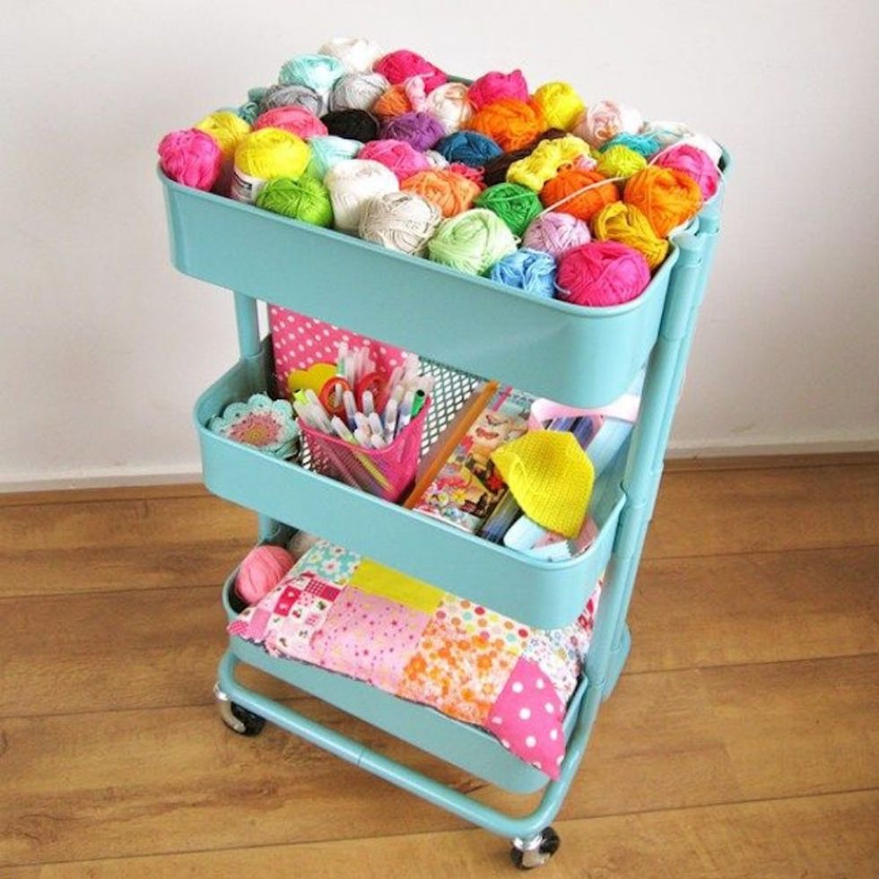 13 Storage Hacks for the Crafty Gal - Brit + Co
