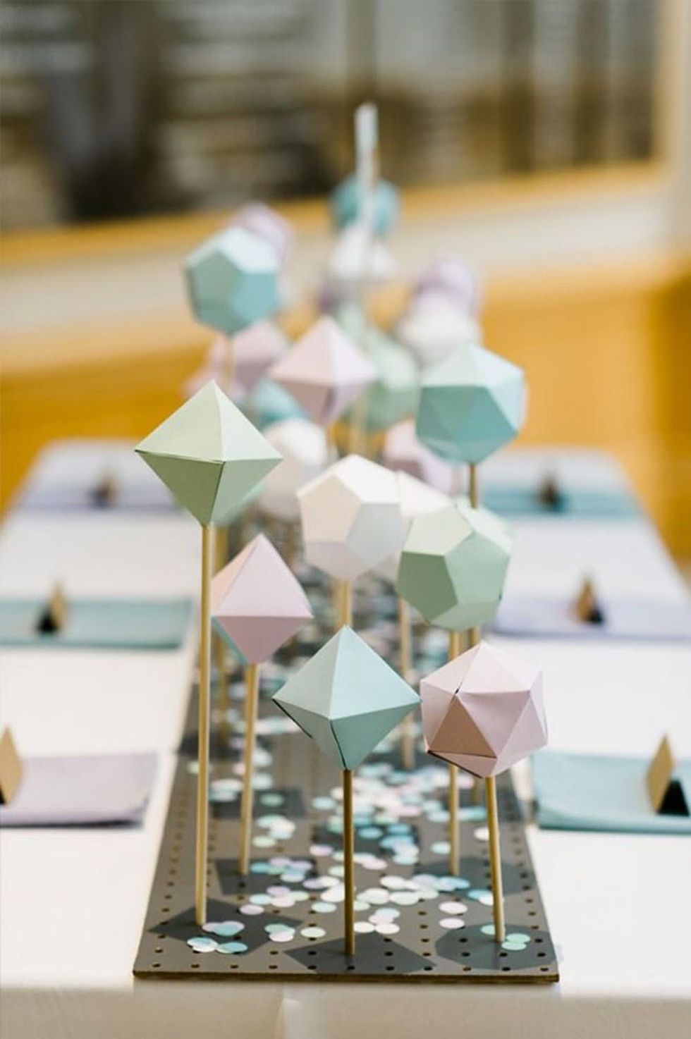 15 Colorful Geometric Wedding Ideas for the Modern Bride - Brit + Co