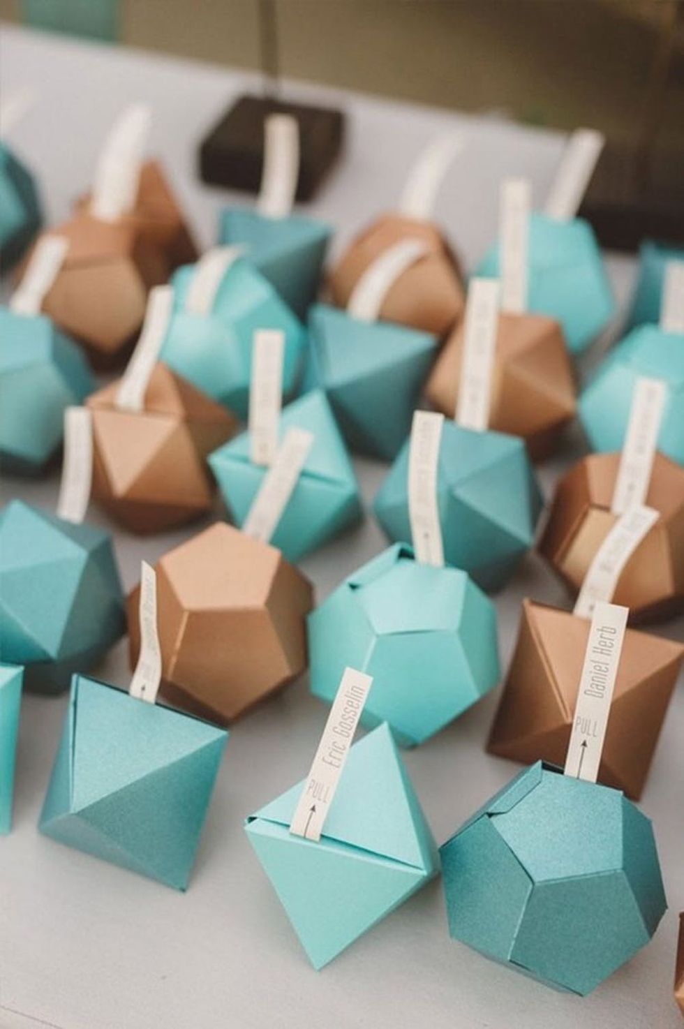15 Colorful Geometric Wedding Ideas for the Modern Bride - Brit + Co