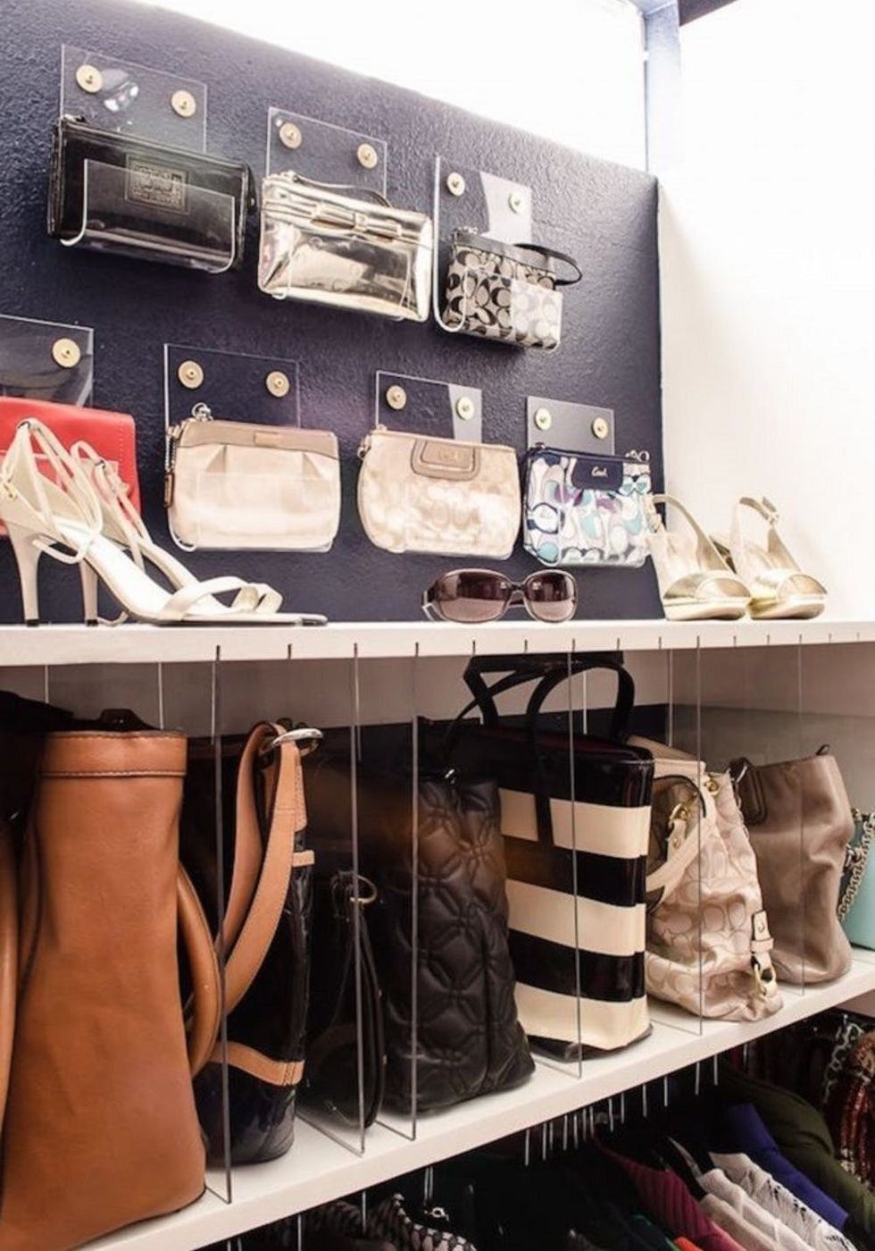 12 Small-Space Tips for the Purse-Obsessed Gal - Brit + Co
