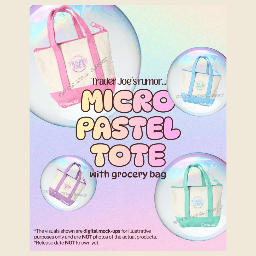 Trader Joe’s Is Rumored To Drop Pastel Micro Totes In 2026 - Brit + Co