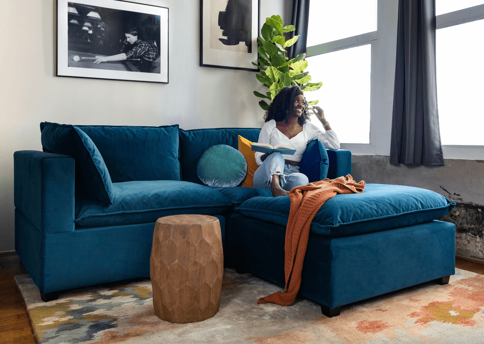 Small Sectional Sofas That Are Cozy And Cute - Brit + Co