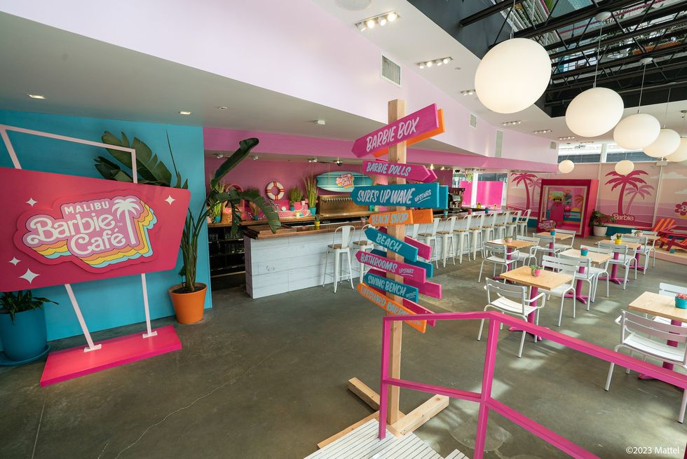 Get A Look At The Malibu Barbie Cafe In New York City | 2023 - Brit + Co