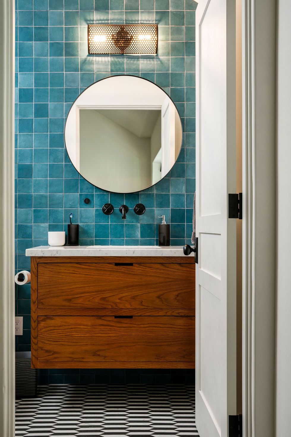 15 Pretty Half Bath Decor Ideas From Top Interior Designers - Brit + Co