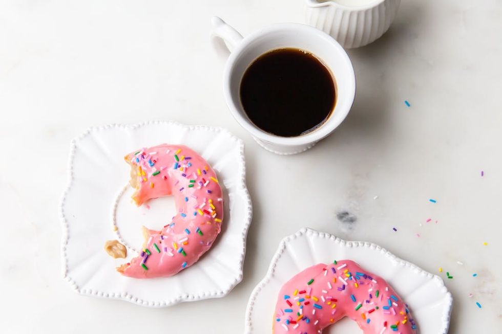 Coffee-Filled Cream Puff Donuts for National Dessert Day! - Brit + Co