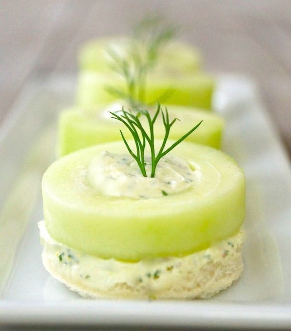 17 Pretty Canapé Recipes for Last-Minute Holiday Parties - Brit + Co