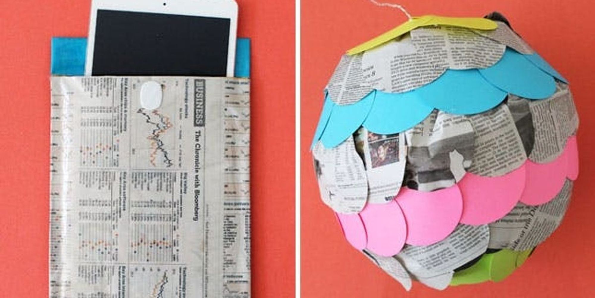 12 Creative Ways to Repurpose Newspaper - Brit + Co