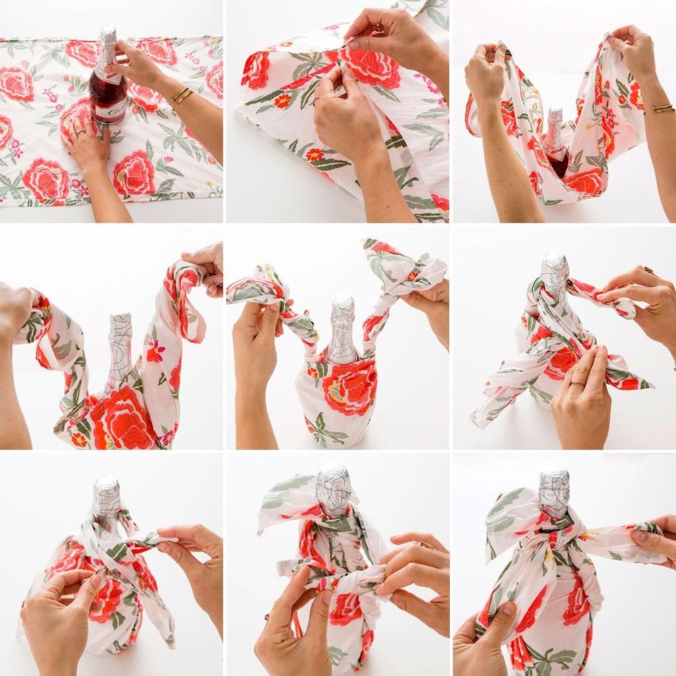 This Might Be the Best Two-in-One Gift Wrap Hack EVER - Brit + Co
