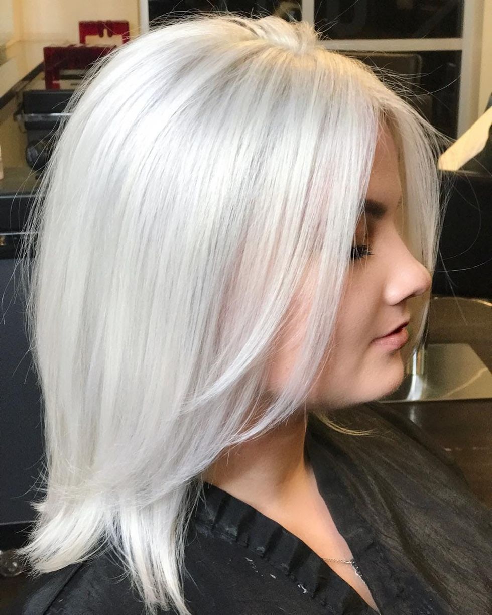 Marshmallow Hair Will Be Your New Favorite Winter Hair Color - Brit + Co