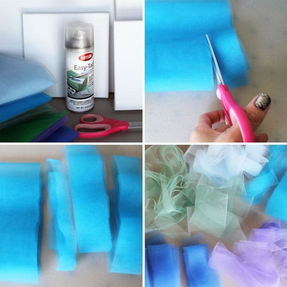 Tulle Time: How to Use Tulle to Make Gorgeous Vases and Wall Art - Brit ...