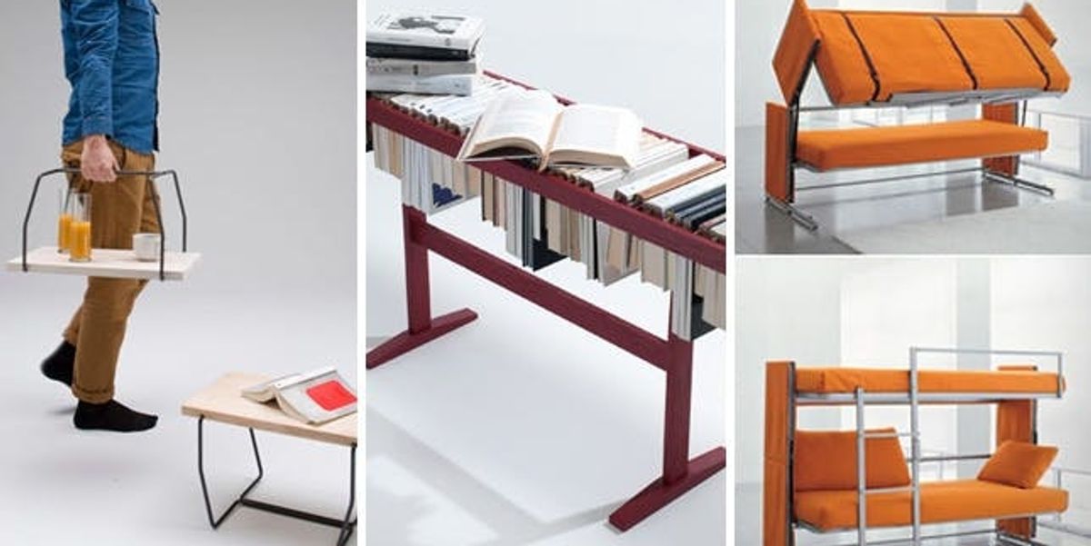 Small Space Solutions: 7 Cool Pieces of Convertible Furniture - Brit + Co