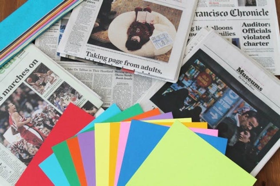 12 Creative Ways to Repurpose Newspaper - Brit + Co