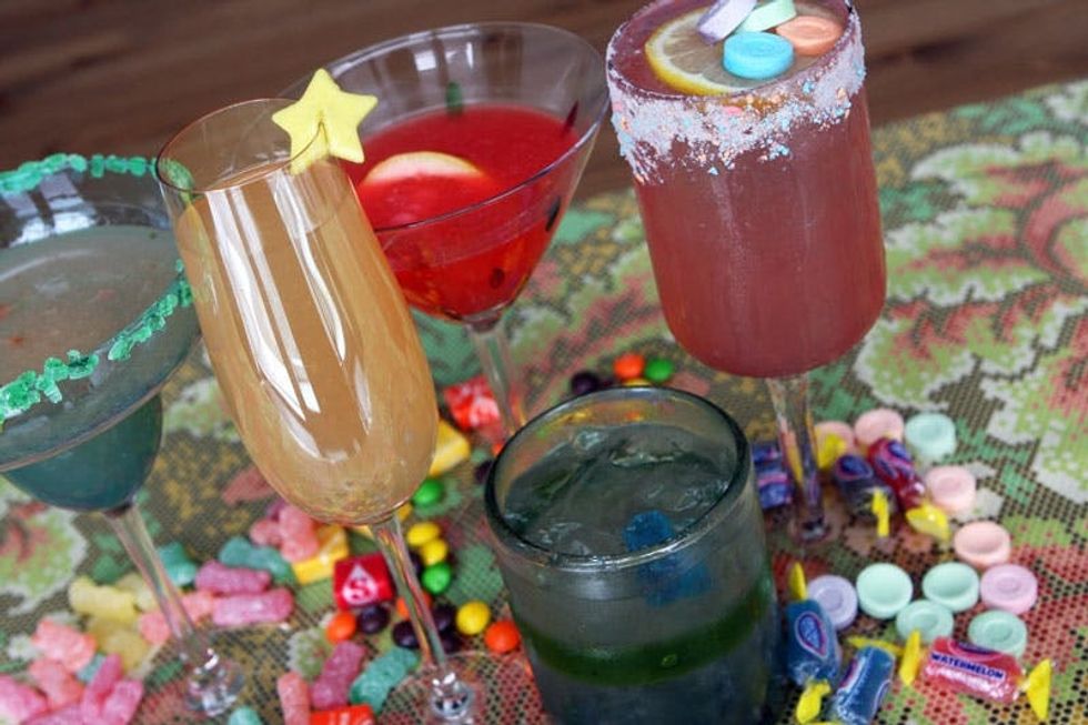 Red Bull Candy Cocktails Recipe - Brit + Co
