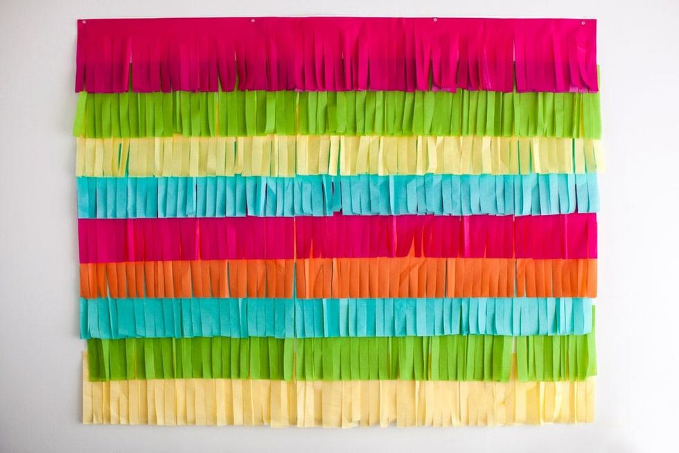 How to Make a Festive Fringe Photo Backdrop - Brit + Co