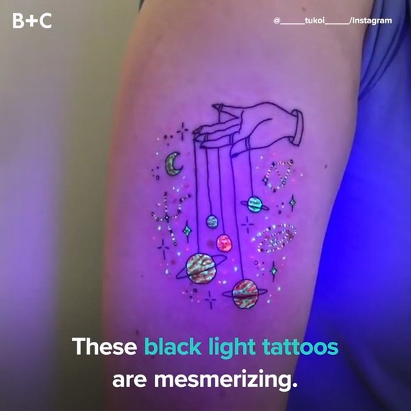Light Refraction Tattoos