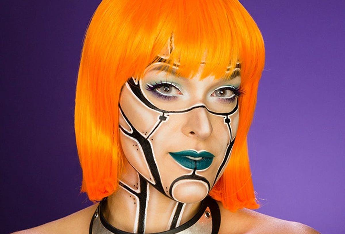 Look Cute *and* Creepy With This Robot Makeup Tutorial - Brit + Co