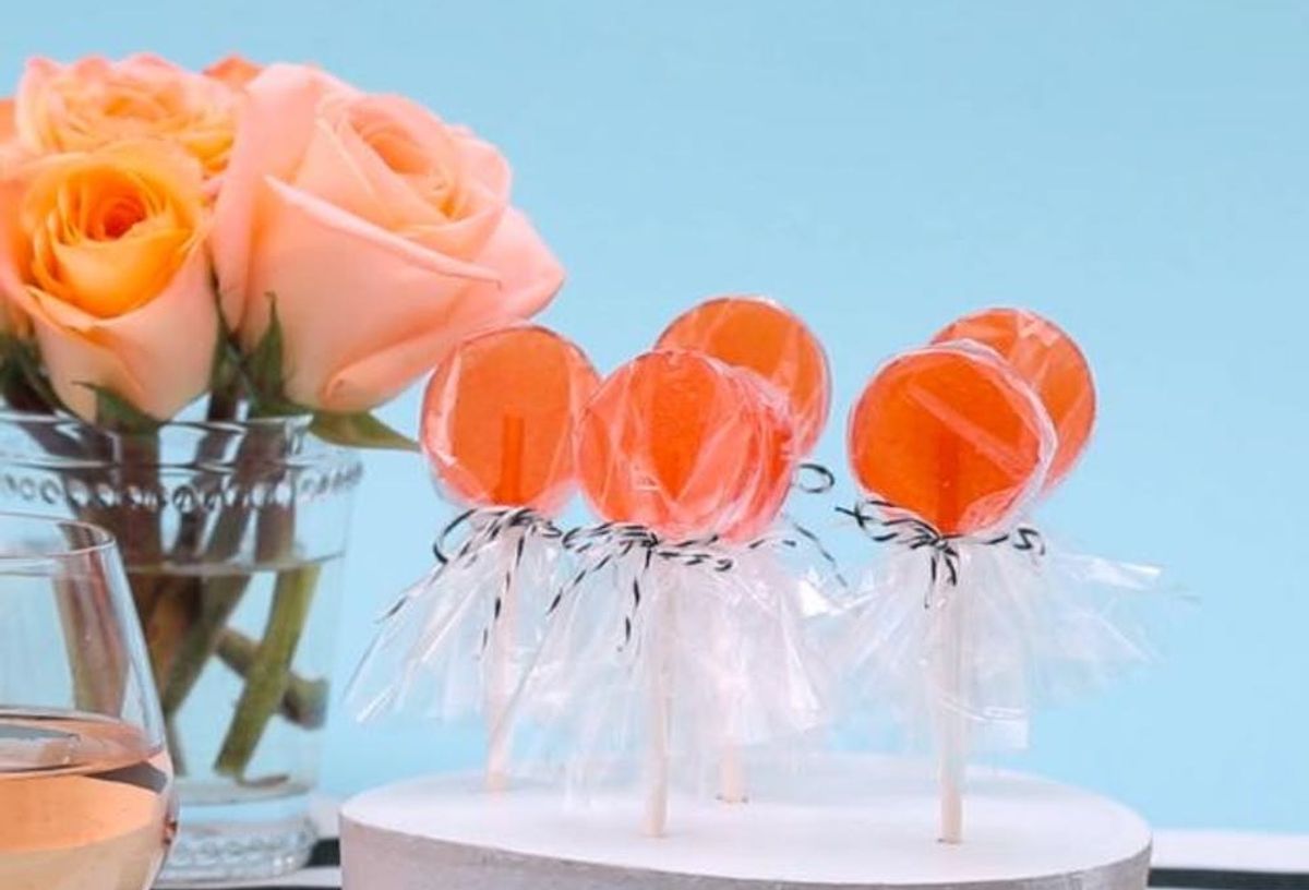 How to Make Rosé Lollipops - Brit + Co