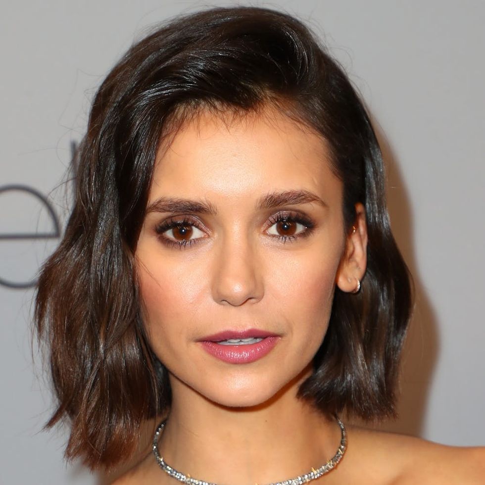 Nina Dobrev Is COMPLETELY Unrecognizable With a Short Blonde Wig and ...
