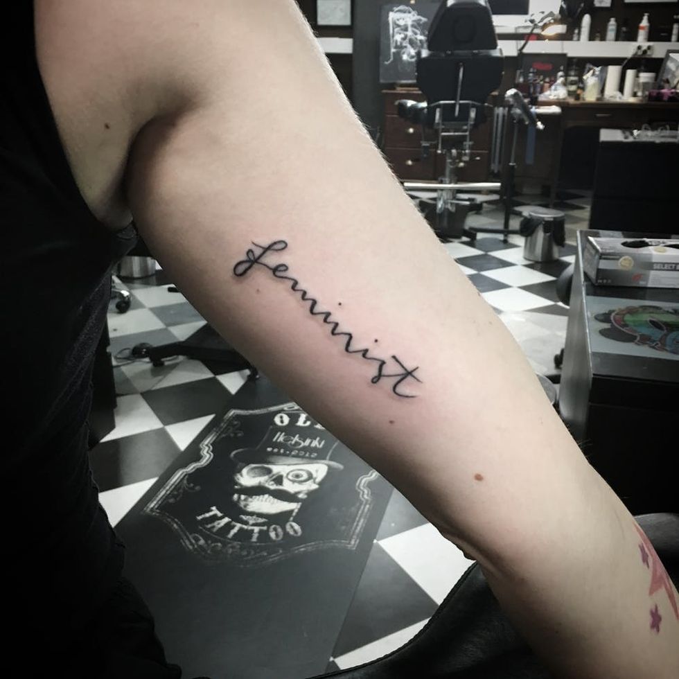 12 Feminist Tattoos That Celebrate Lady Power - Brit + Co