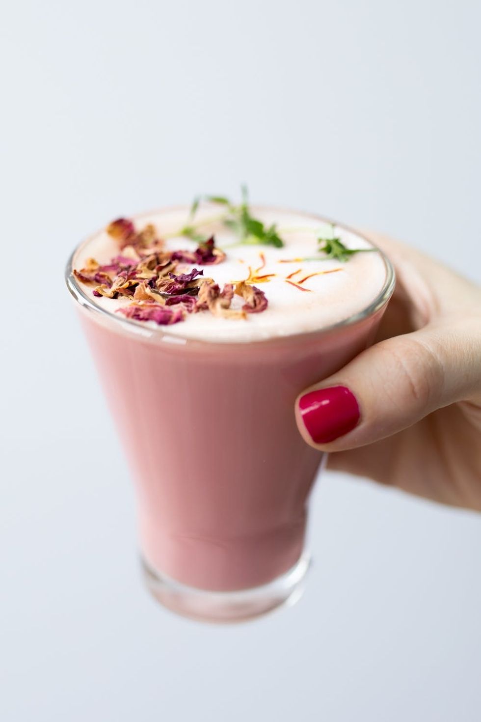 Get Your Caffeine Hit With Our Spiced Rose Latte Recipe - Brit + Co