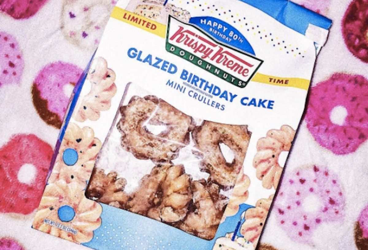 Krispy Kreme Has Released Limited-Edition Birthday Cake Donuts, and ...