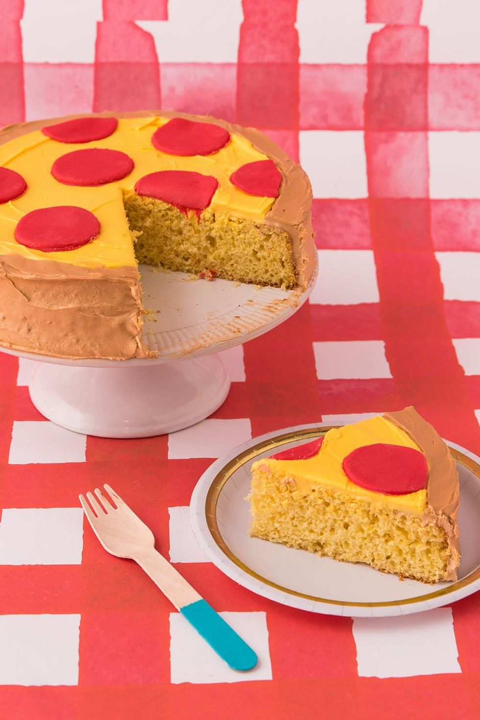 This Pizza Cake Recipe Is a Piece of Cake to Bake - Brit + Co