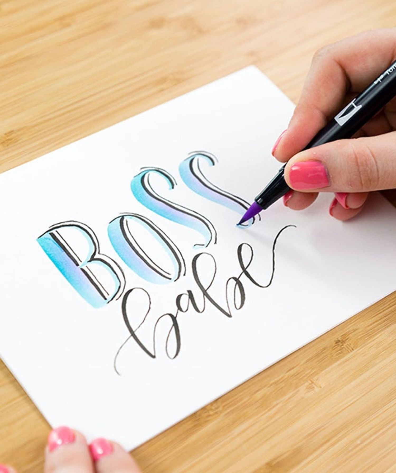 How Do You Do Bounce Lettering? Learn This Fun, Quirky Brush Lettering ...