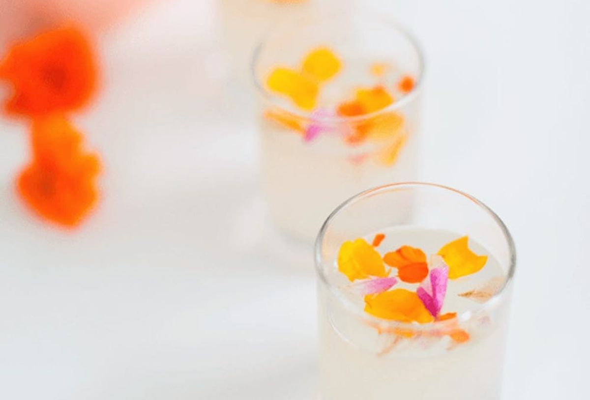 17 Floral Cocktails That Are *Almost* Too Pretty to Drink - Brit + Co