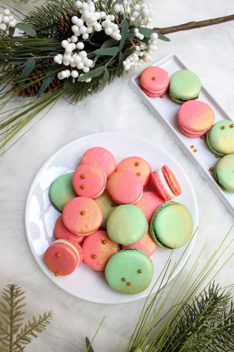 12 Holiday Macaron Recipes That Are *Almost* Too Pretty to Eat - Brit + Co