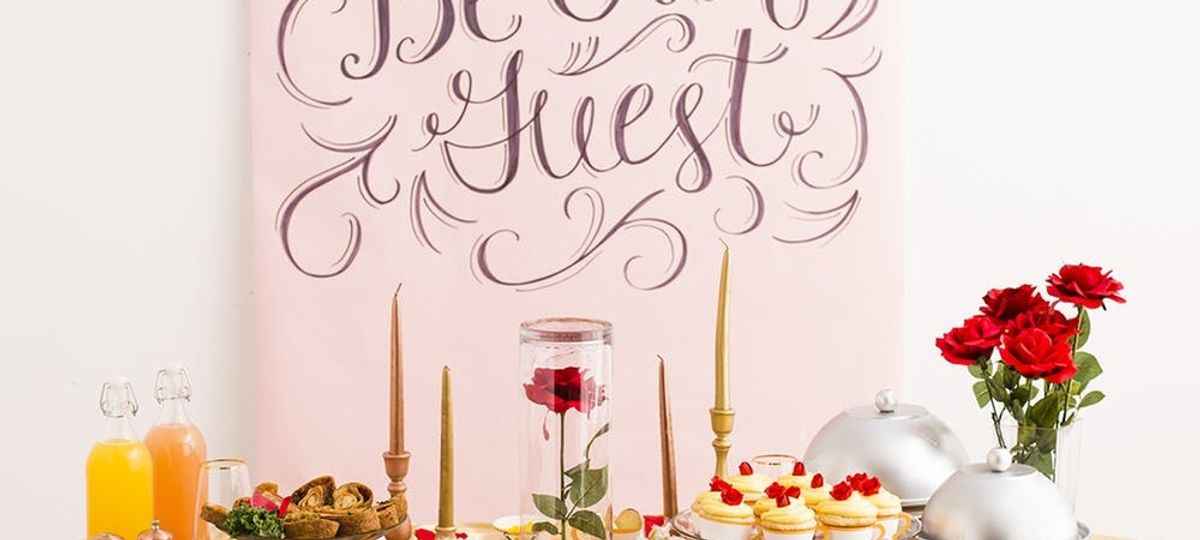 This Beauty and the Beast-Inspired Dinner Party Will Enchant the Entire ...