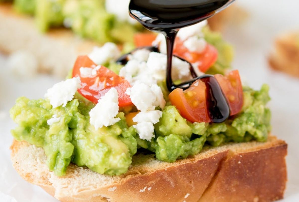 Avocado Toasts Plus the Simplest Balsamic Dressing Hack - Brit + Co