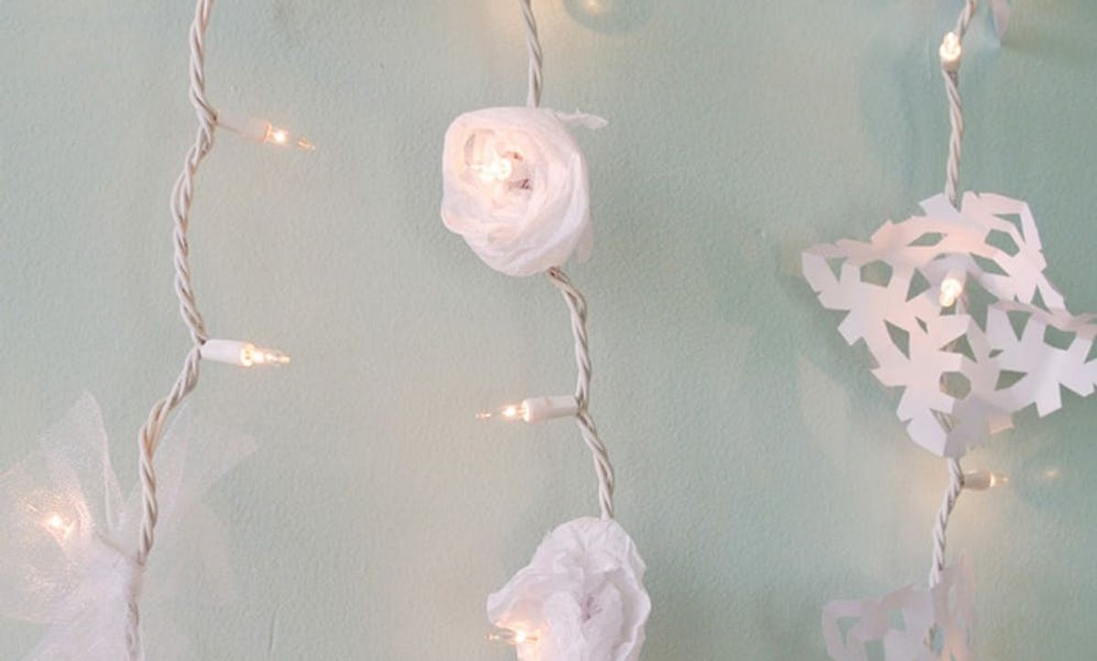 3 Simple Ways to Make Snow-Inspired Party Lights - Brit + Co