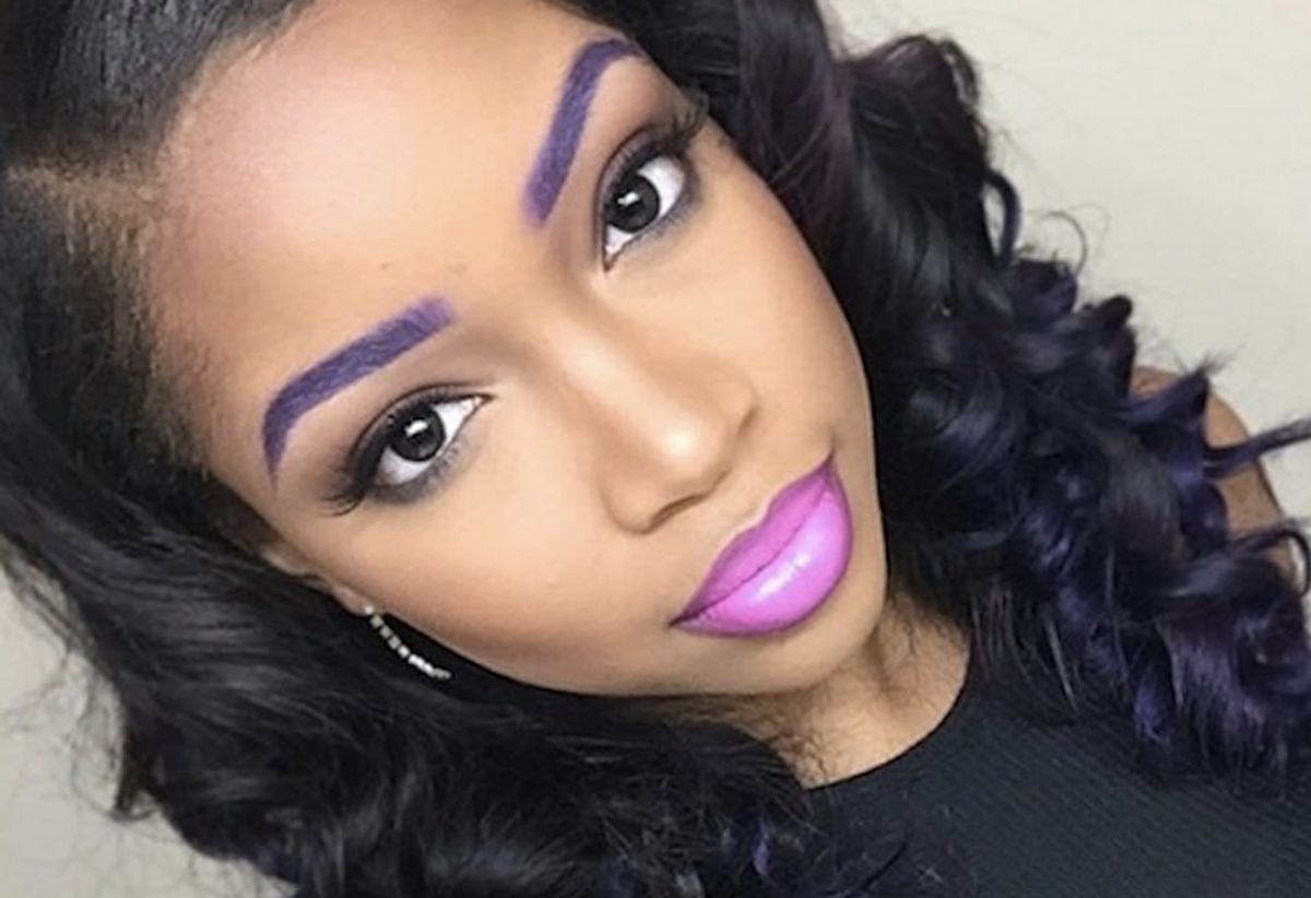 3 Ways to Wear Instagram’s Latest Beauty Trend: Colorful Dyed Eyebrows ...