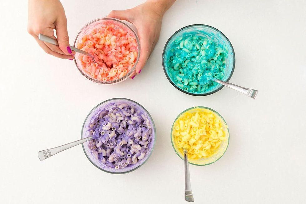 Rainbow Mac and Cheese Recipe - Brit + Co