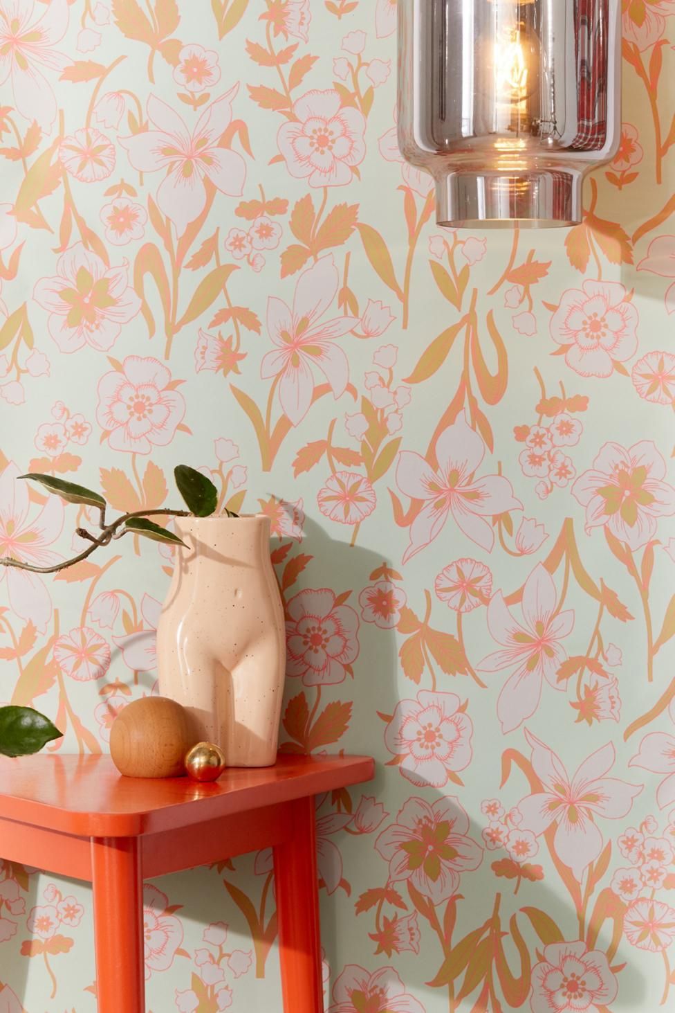 Floral Wallpaper For Spring — Brit + Co - Brit + Co
