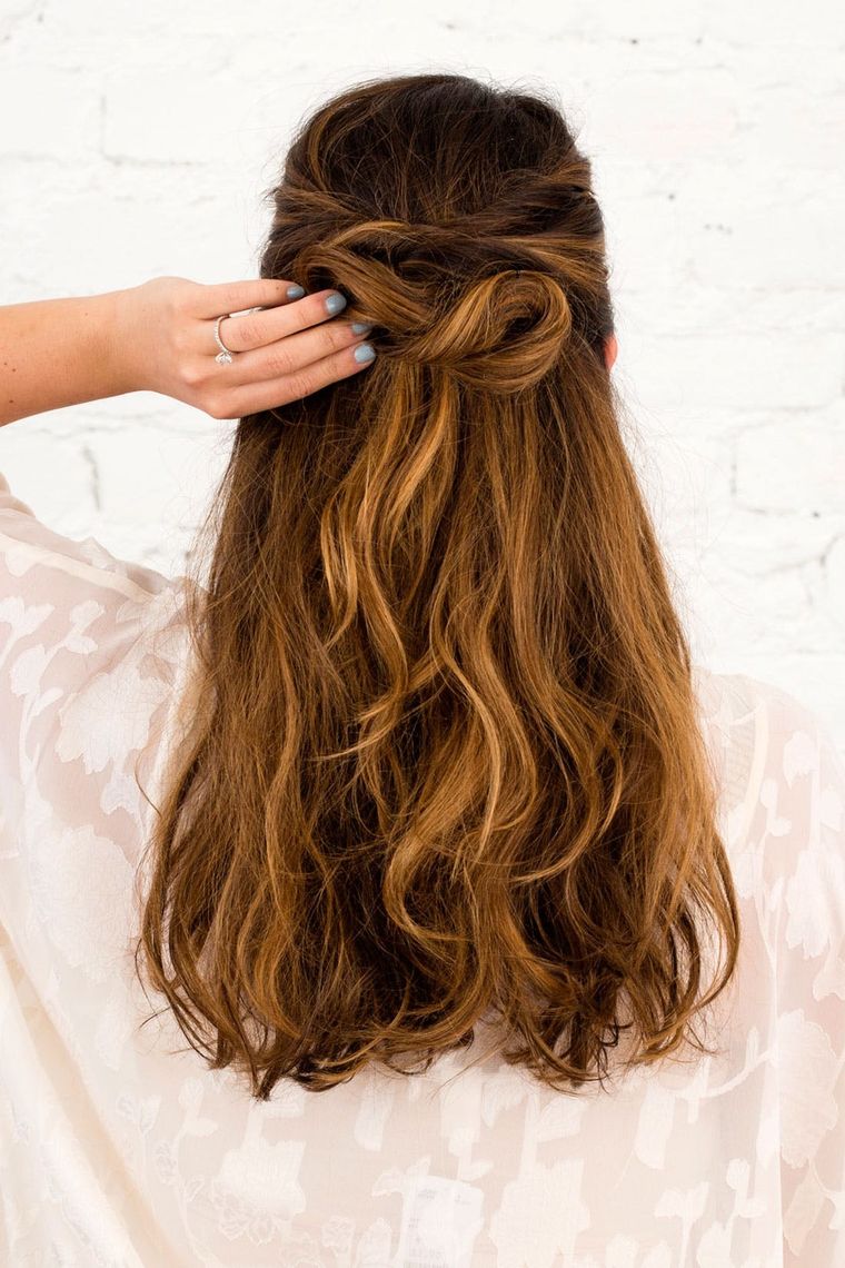 Half Up Curl Hairstyles