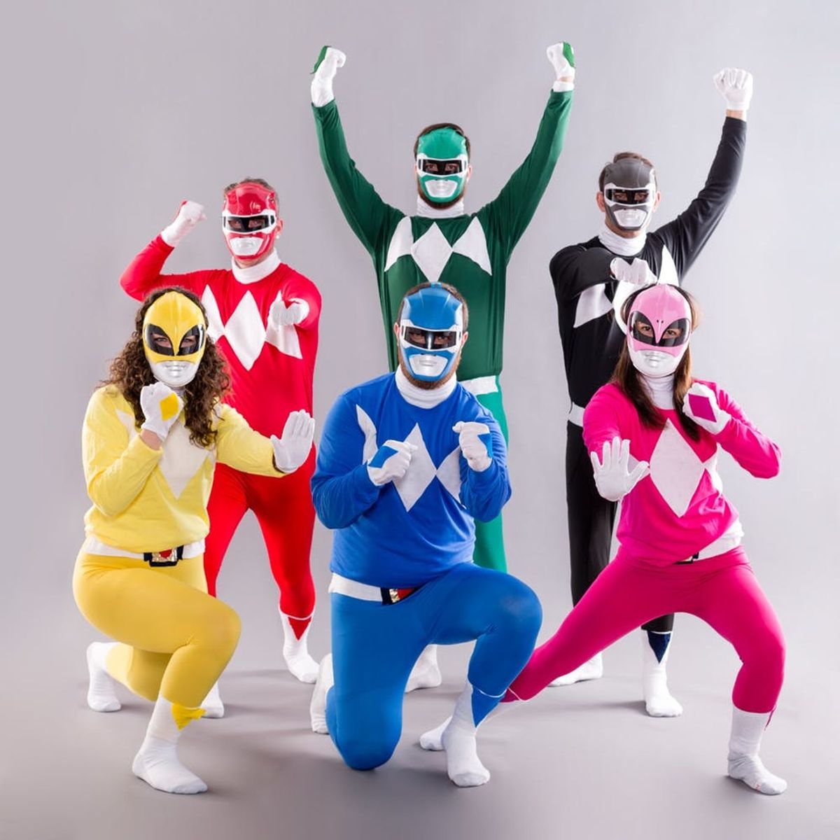 Grab Your Squad and DIY This Classic ’90s Power Rangers Costume - Brit + Co