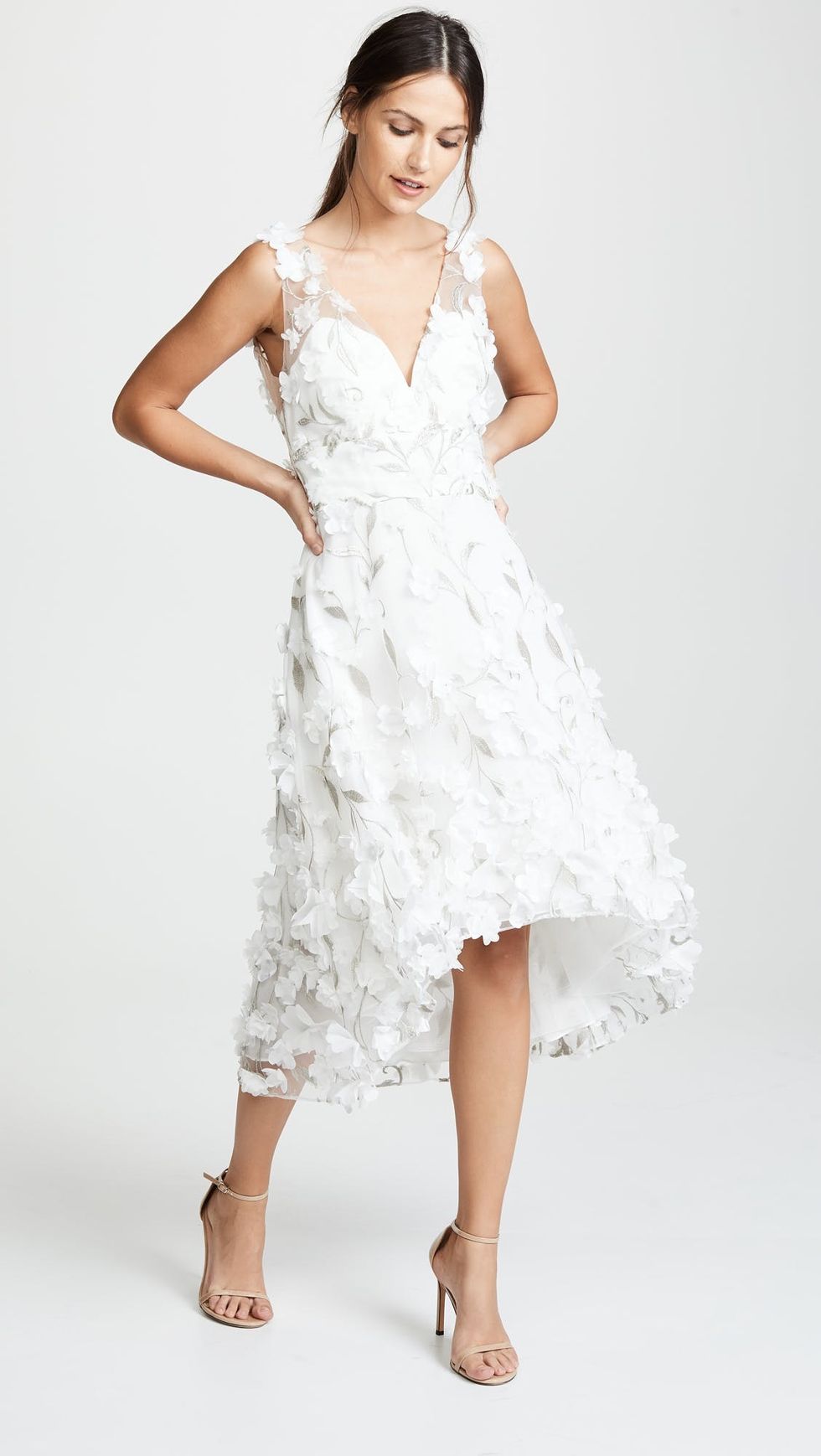 16 Stunning White Dresses for Memorable Receptions - Brit + Co