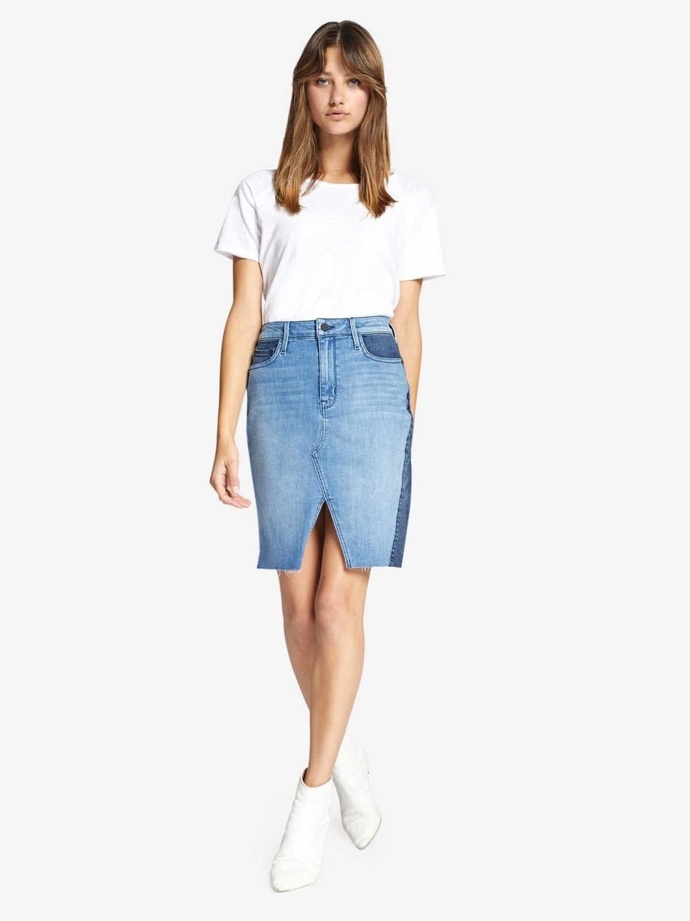 17 Color-Blocked Denim Styles You’ll Def Want to Wear This Spring ...