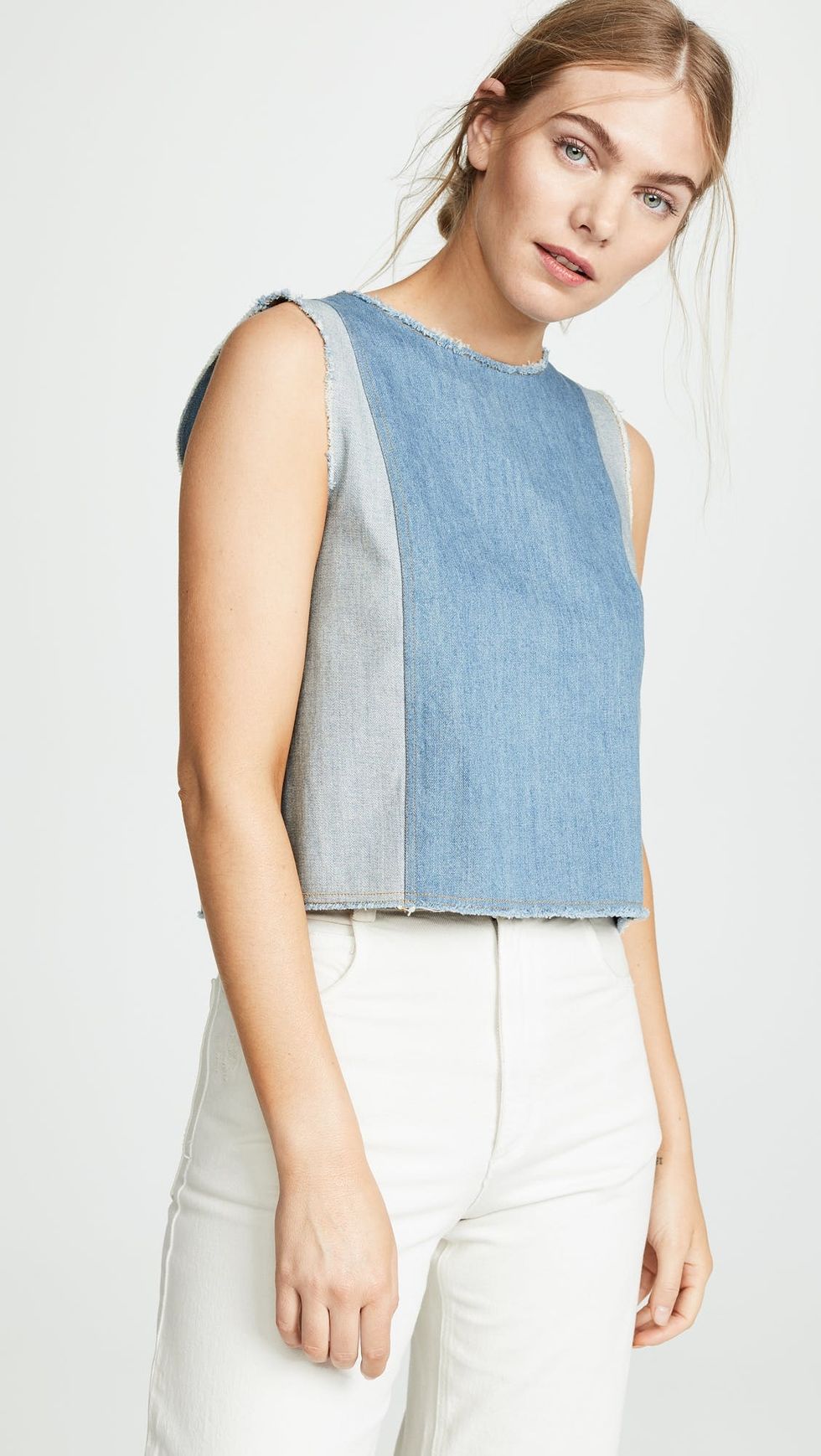 17 Color-Blocked Denim Styles You’ll Def Want to Wear This Spring ...