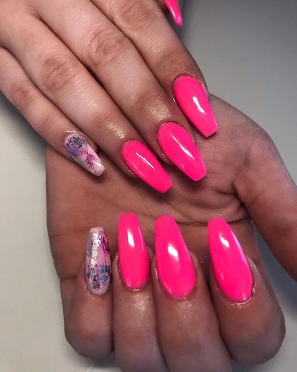 13 Foil Nail-Design Ideas for a Shiny Spring Mani - Brit + Co