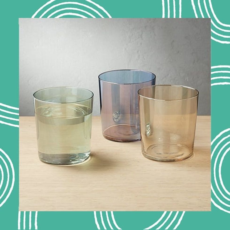 12 Colored-Glass Drinkware Options to Zhuzh Your Cabinetry - Brit + Co