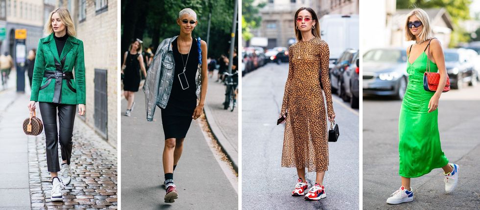 8 Going-Out Looks That Are Better With Sneakers - Brit + Co