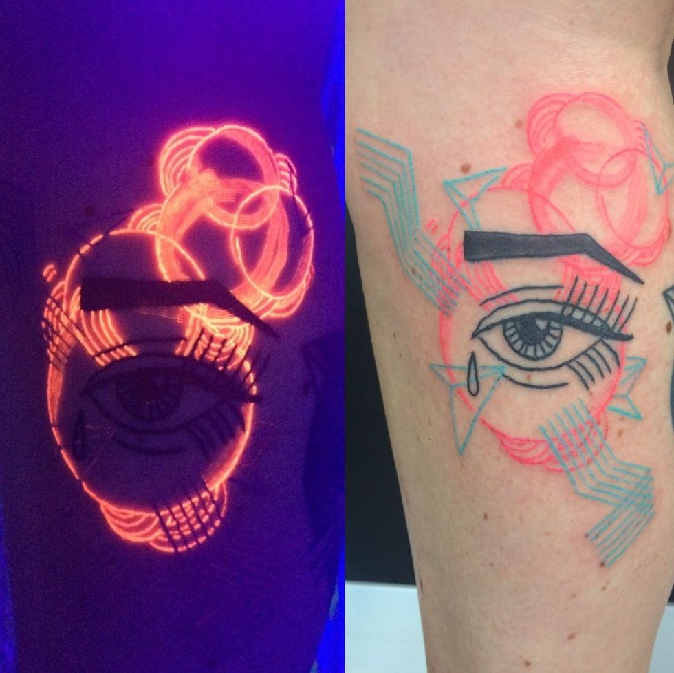 Meet the Tattoo Artist Whose Work Glows in the Dark - Brit + Co