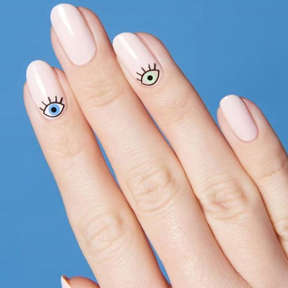 15 Evil Eye Manicures to Ward Off Bad Vibes - Brit + Co