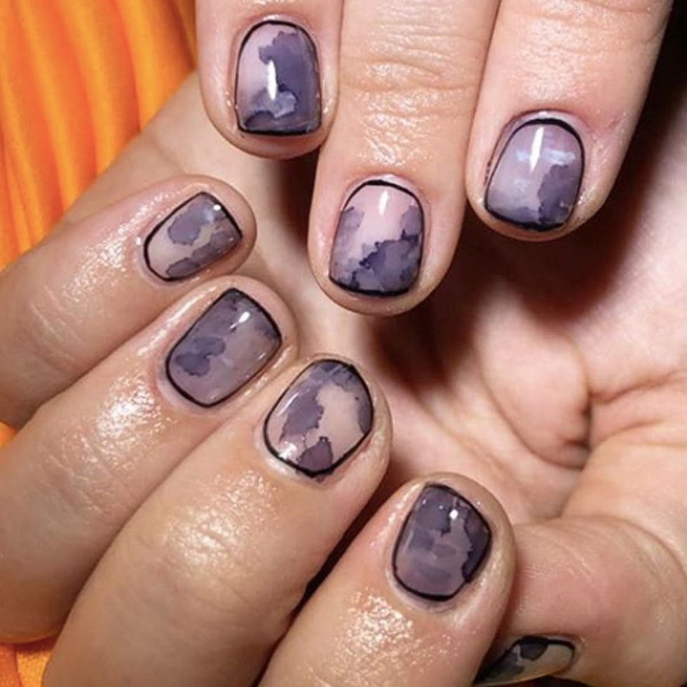 Discover Outline Nails: Minimalist Manicure Magic! - Brit + Co