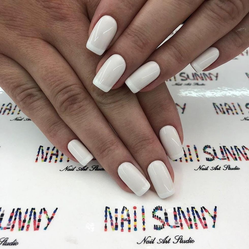 15 Stunning Winter White Nail Designs - Brit + Co