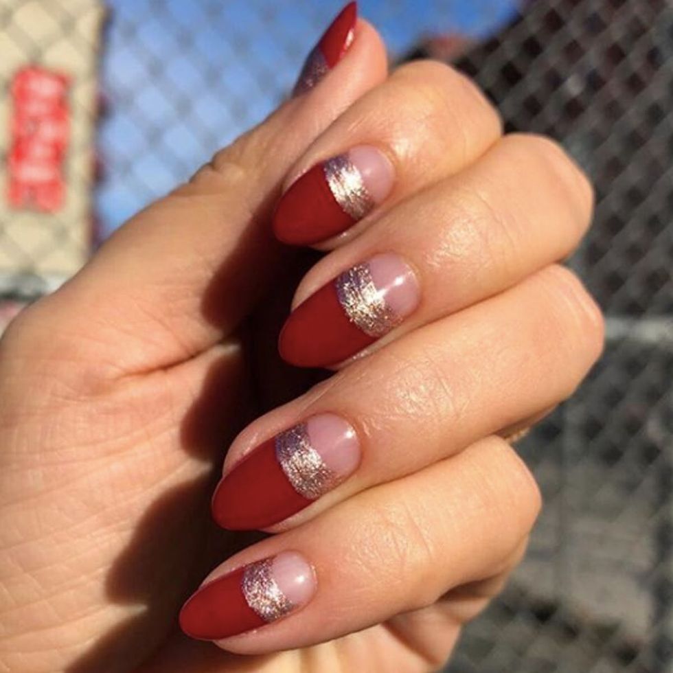 16 Color-Block Nail Art Ideas Courtesy of Instagram - Brit + Co