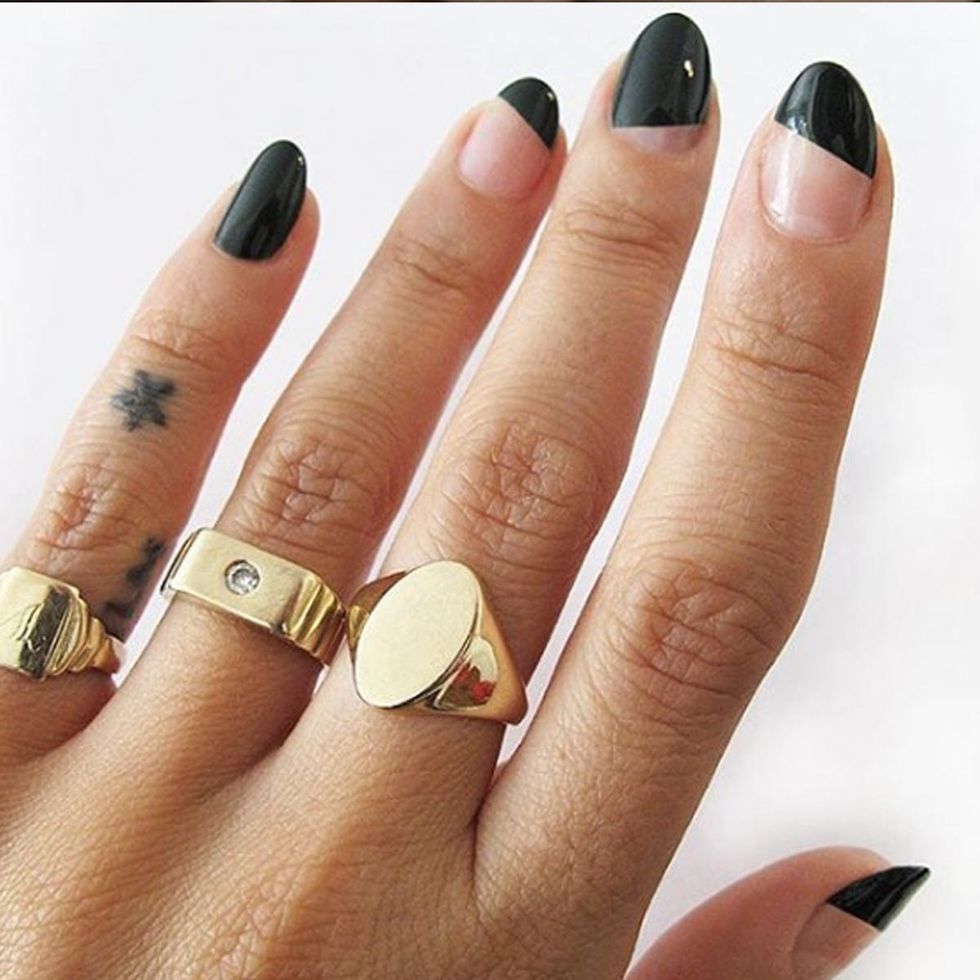 16 Color-Block Nail Art Ideas Courtesy of Instagram - Brit + Co