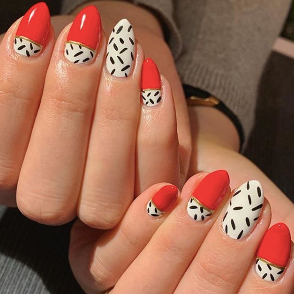 16 Color-Block Nail Art Ideas Courtesy of Instagram - Brit + Co